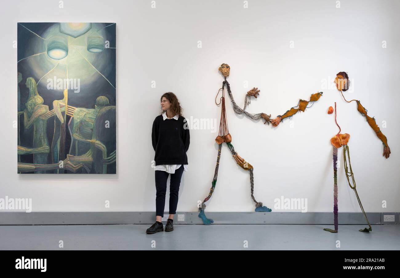 Elizabeth Xi Bauer Gallery, Deptford, London, UK. 30th June, 2023. A ...