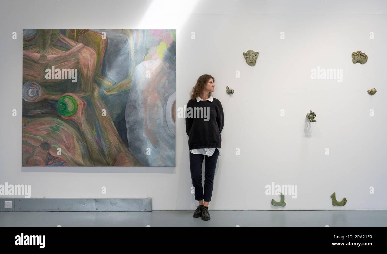 Elizabeth Xi Bauer Gallery, Deptford, London, UK. 30th June, 2023. A ...