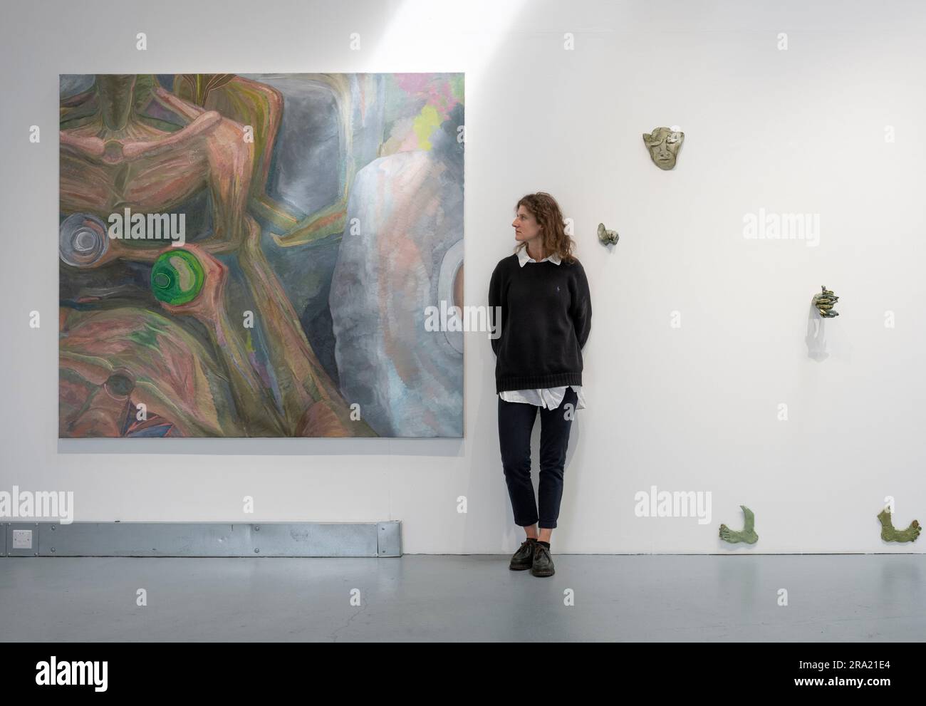 Elizabeth Xi Bauer Gallery, Deptford, London, UK. 30th June, 2023. A ...