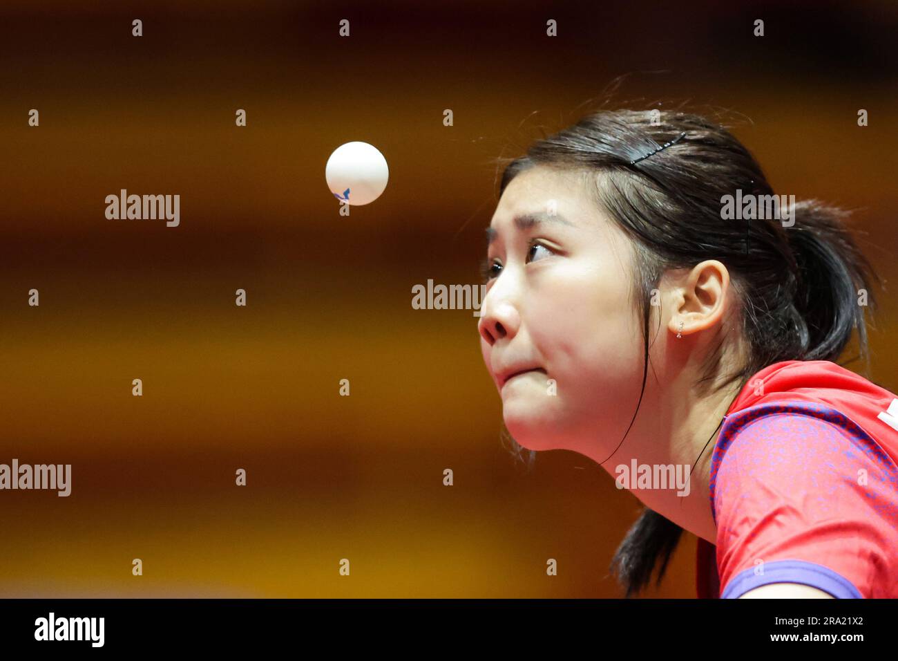 Zagreb, Croatia. 30th June, 2023. Wong Xin Ru of Singapur compete ...