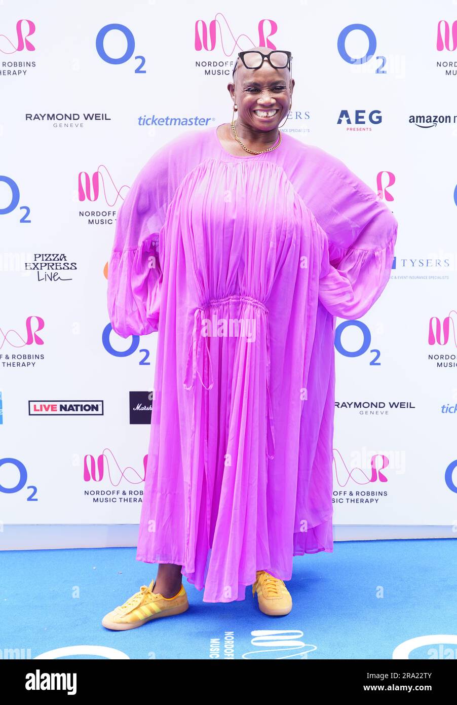 Andrea 'Andi' Oliver attending the Nordoff Robbins O2 Silver Clef ...
