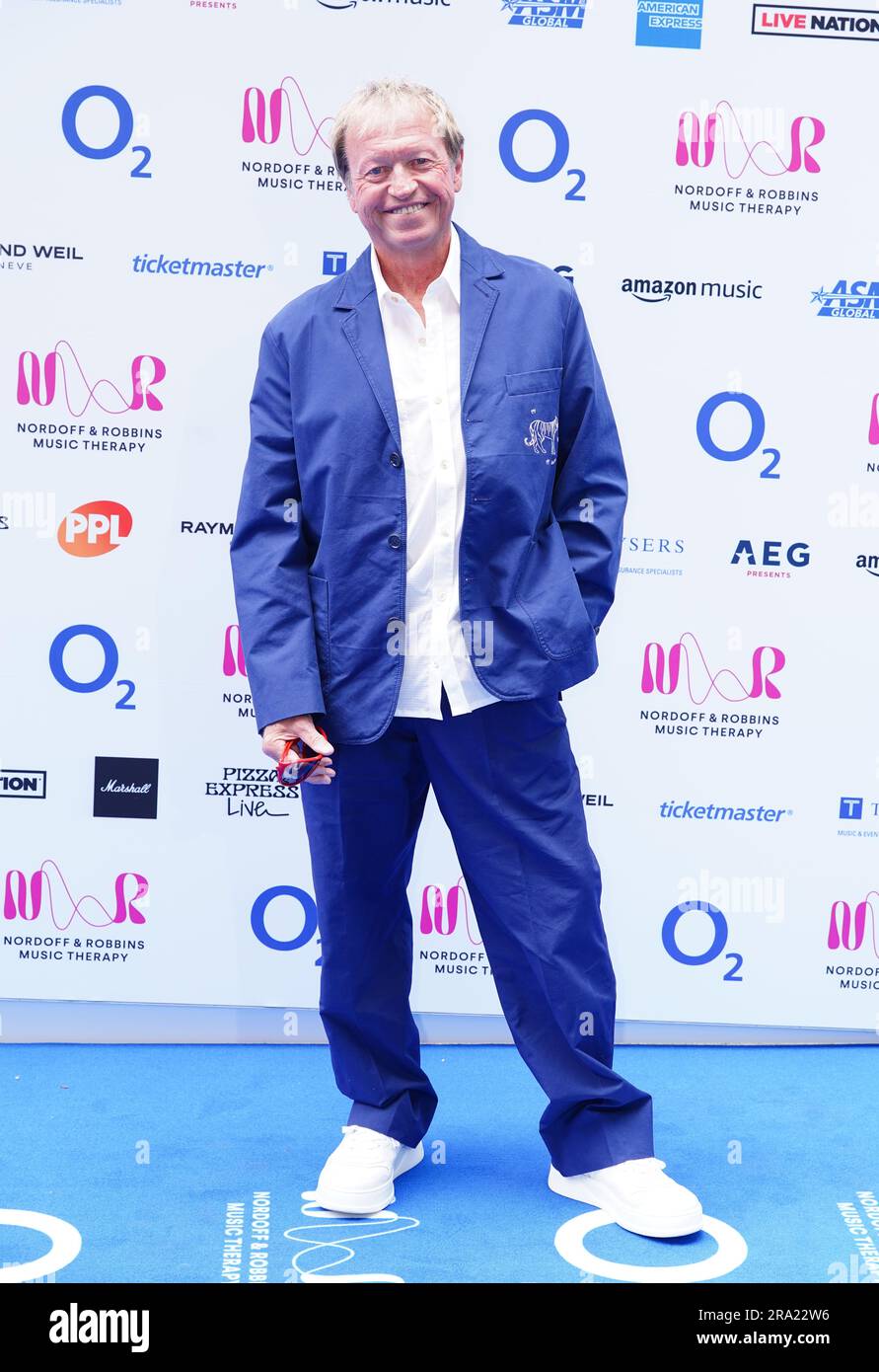 Mark King from Level 42 attending the Nordoff Robbins O2 Silver Clef ...