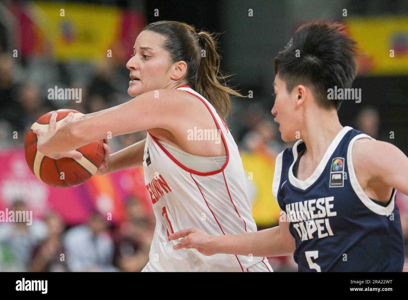 Sydney, Australia. 30th June, 2023. (L-R) Rebecca Akl of the Lebanon ...