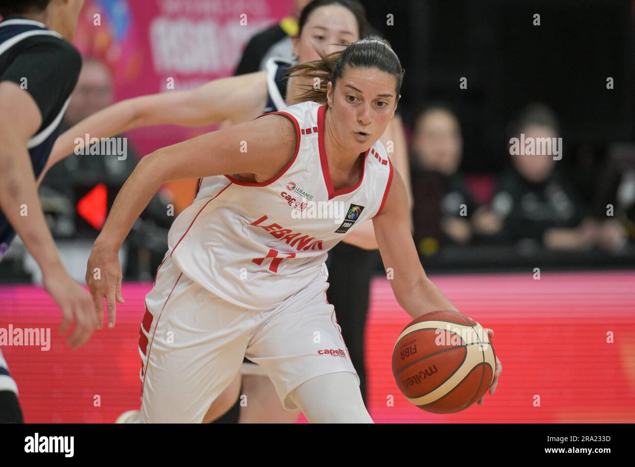 Sydney, Australia. 30th June, 2023. Rebecca Akl of the Lebanon Women ...