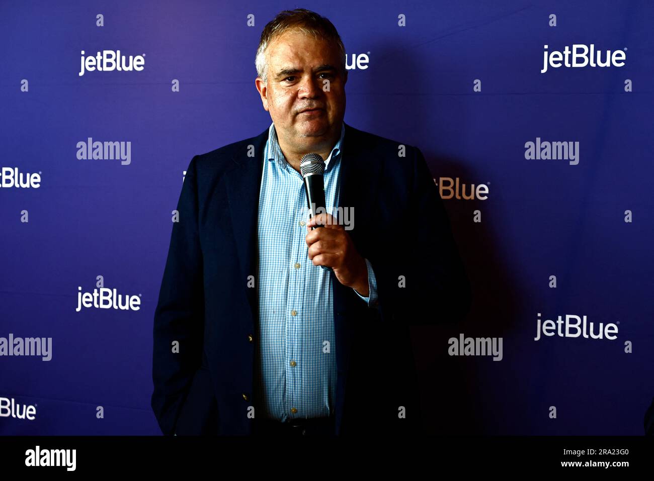 Paris, France. 30th June, 2023. Jetblue's CEO, Robin Hayes attending ...