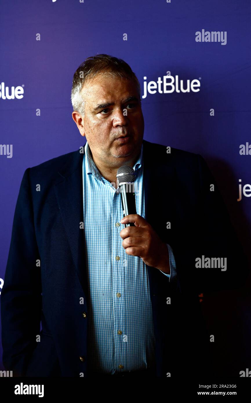 Paris, France. 30th June, 2023. Jetblue's CEO, Robin Hayes attending ...