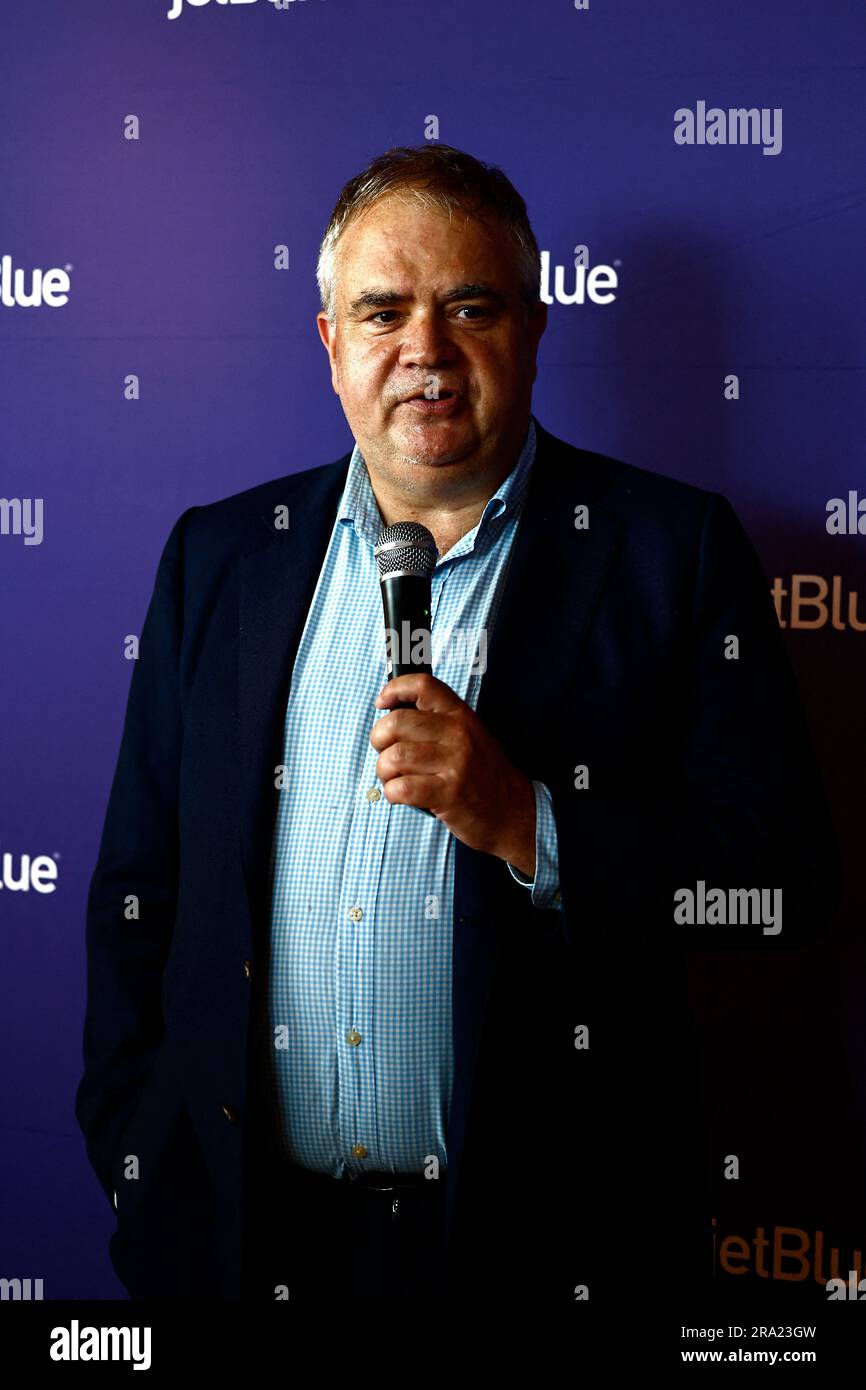 Paris, France. 30th June, 2023. Jetblue's CEO, Robin Hayes attending ...