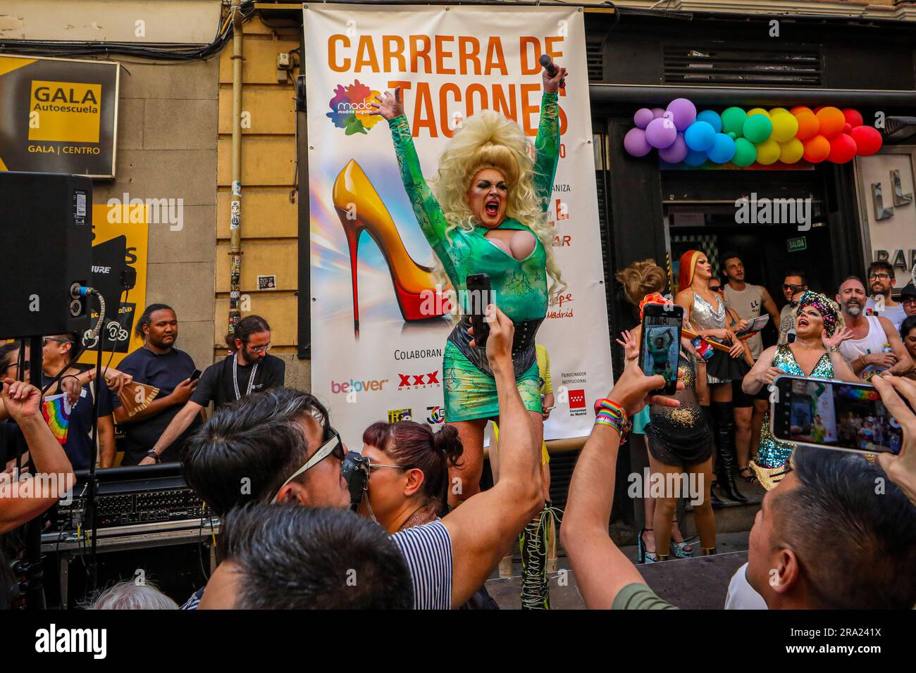 Madrid drag queen hi-res stock photography and images - Alamy