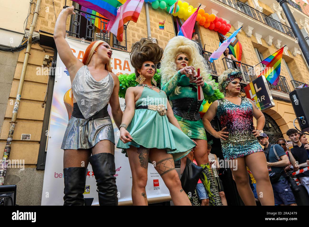 Group of drag queens hi-res stock photography and images - Alamy