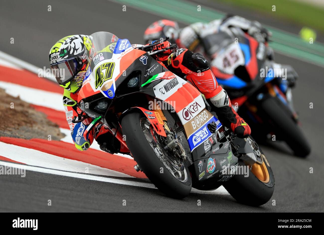 Motocorsa Racing rider Axel Bassani during practice one on day one of ...