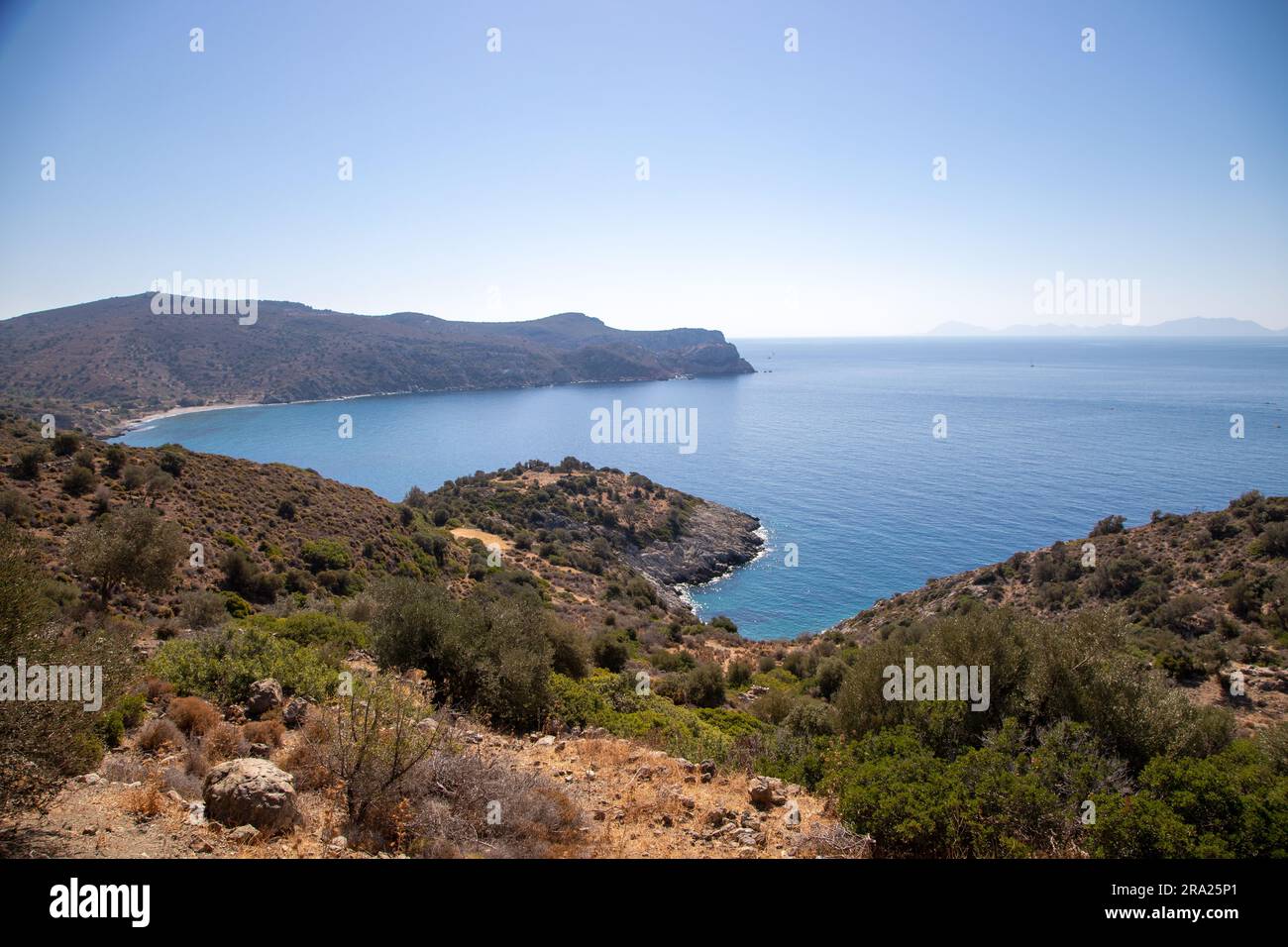 The ancient city of Knidos is in the Datca district of Muğla Stock ...