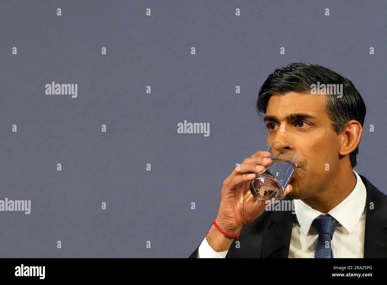 Prime Minister Rishi Sunak during a press conference in Downing Street ...