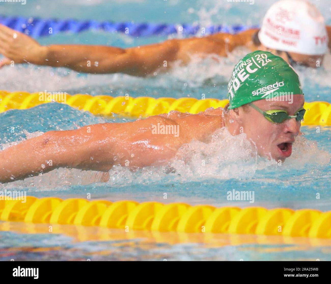 Leon Marchand, Men Heat 400 M Medley during the French Elite Swimming ...