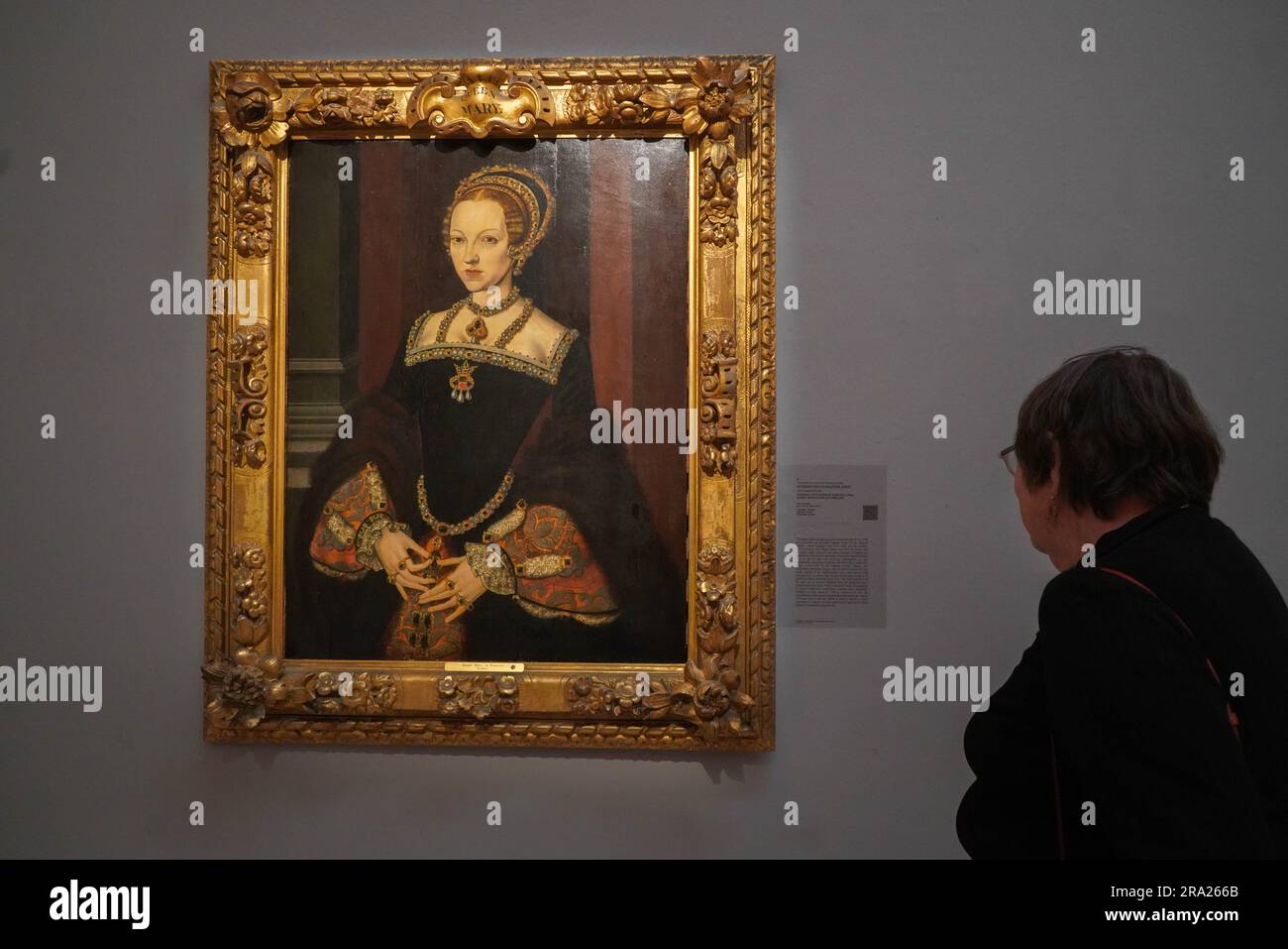 London UK. 30 June 2023 Portrait of Katherine Parr( 1512-1548) Queen of ...