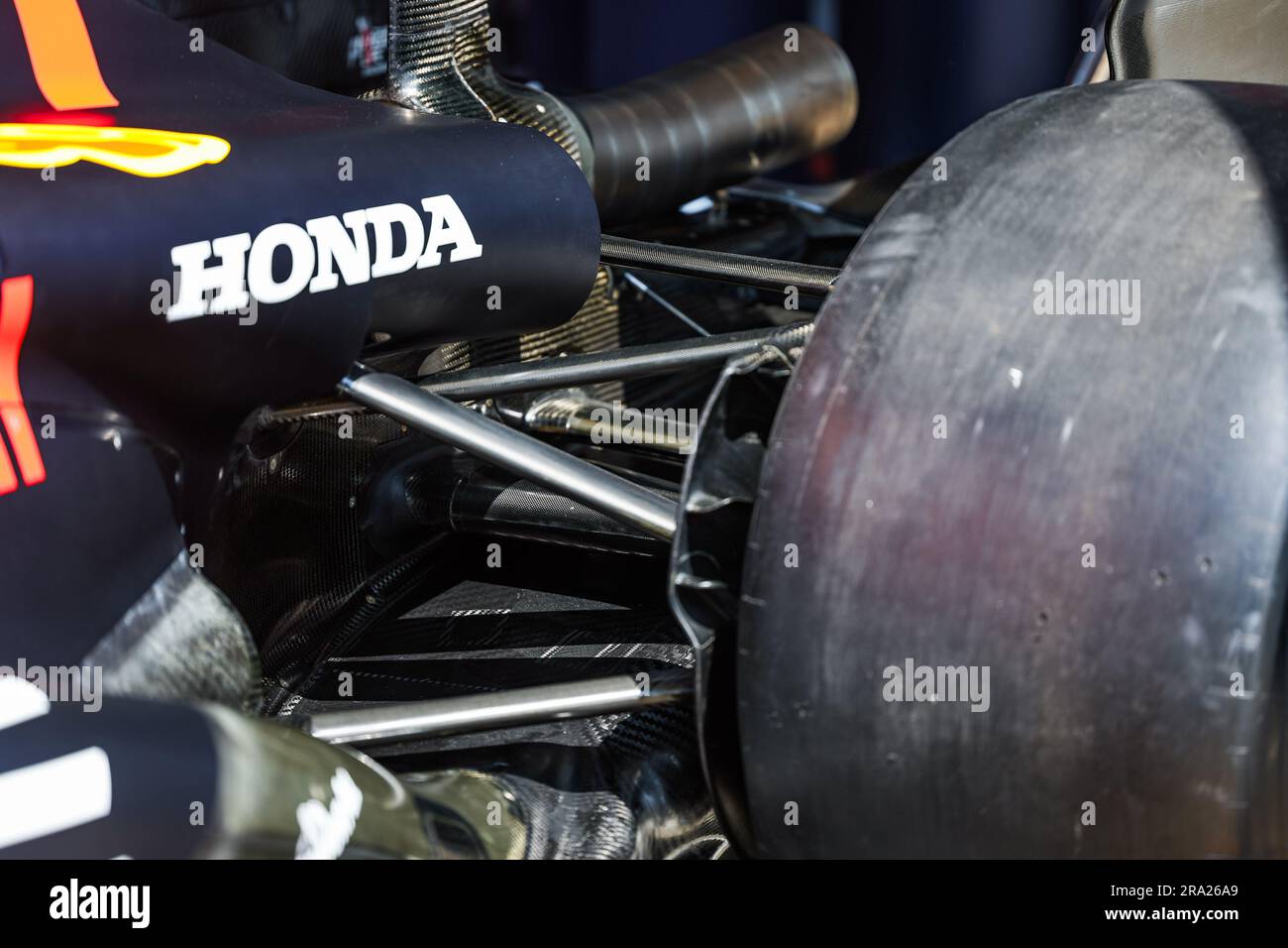 Spielberg, Austria, 30/06/2023, Red Bull Racing RB19, mechanical detail ...