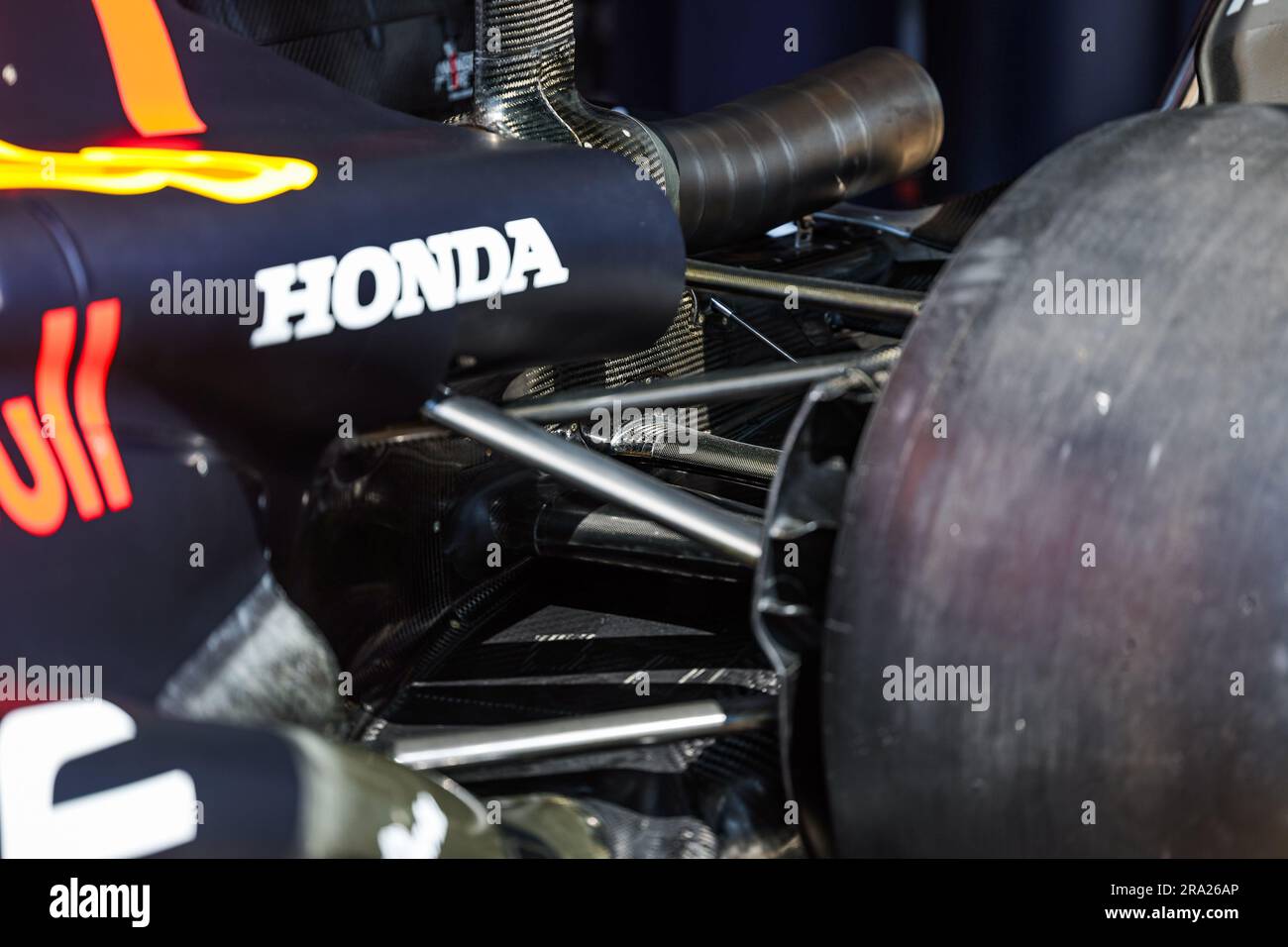 Spielberg, Austria, 30/06/2023, Red Bull Racing RB19, mechanical detail ...
