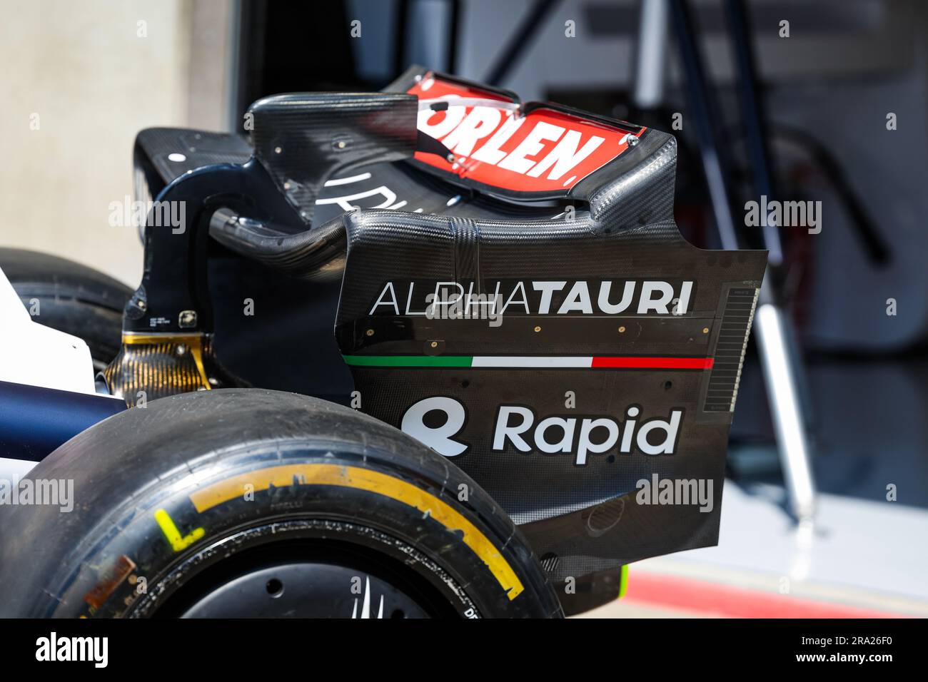 Spielberg, Austria, 30/06/2023, Scuderia AlphaTauri AT04, mechanical ...