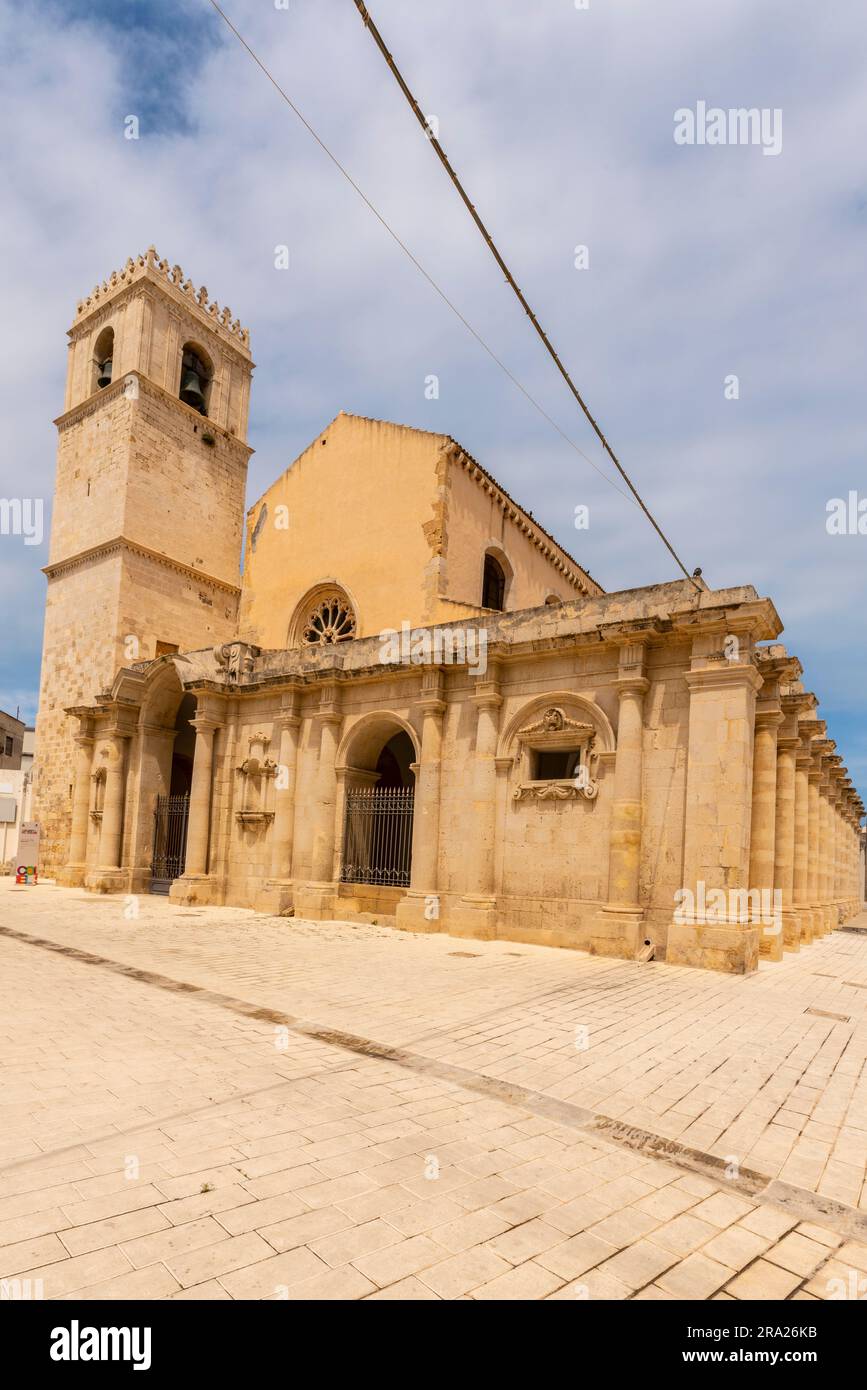 Sanctuary of Santa Lucia al Sepolcro. Sicily, Italy. The church was ...