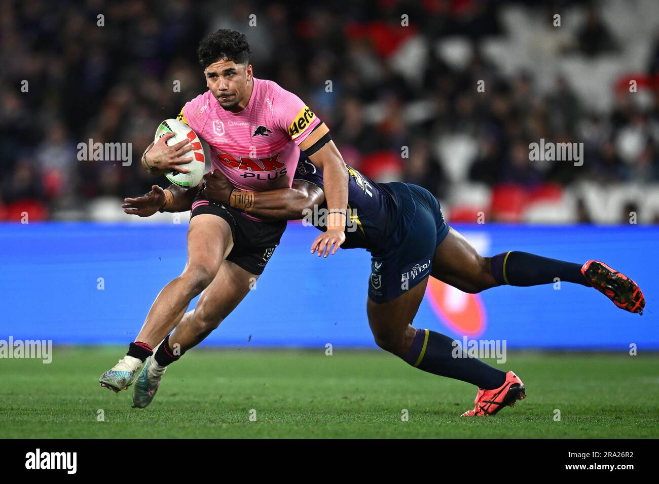 Melbourne, Australia. 30th June, 2023. Izack Tago of the Panthers ...