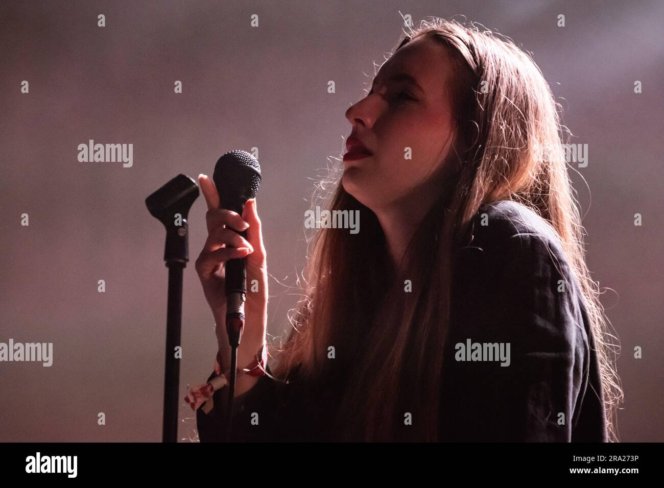 Roskilde, Denmark. 29th June, 2023. The English post-punk band Dry ...