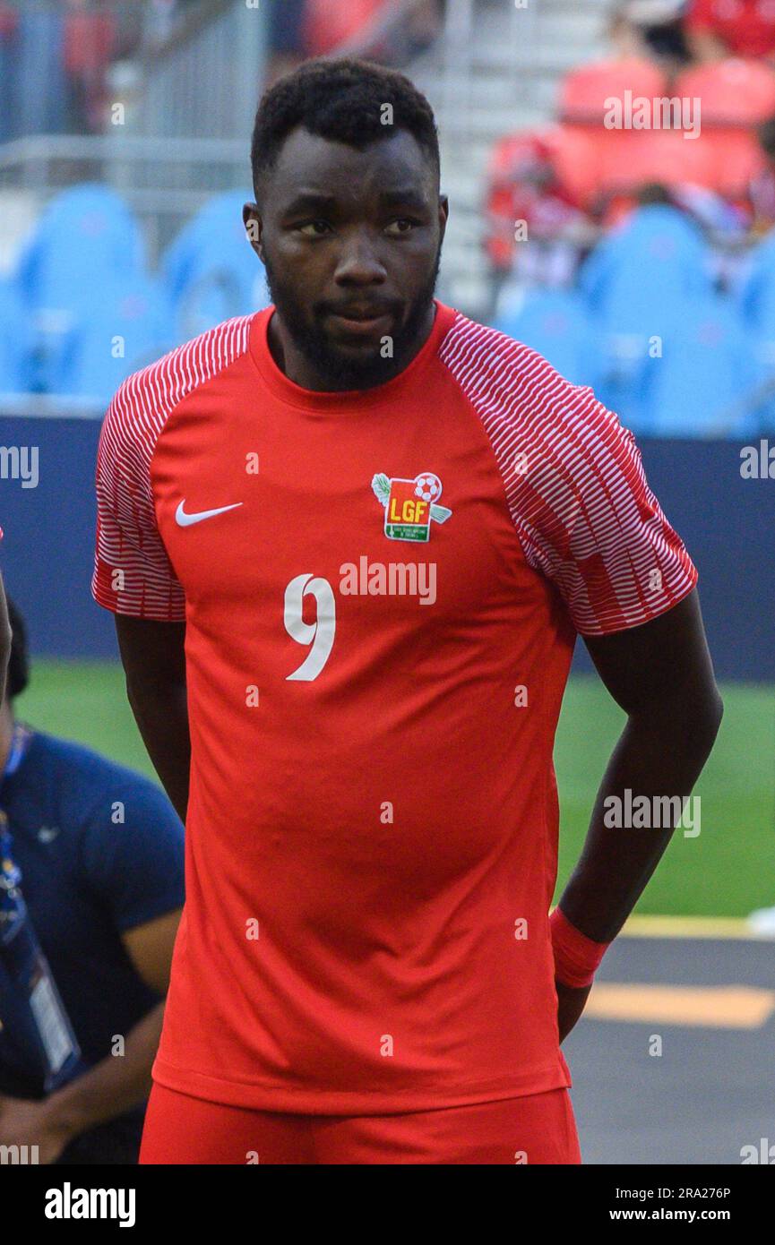 Toronto, ON, Canada - June 27, 2023: Thierry Ambrose #9 during the 2023 ...