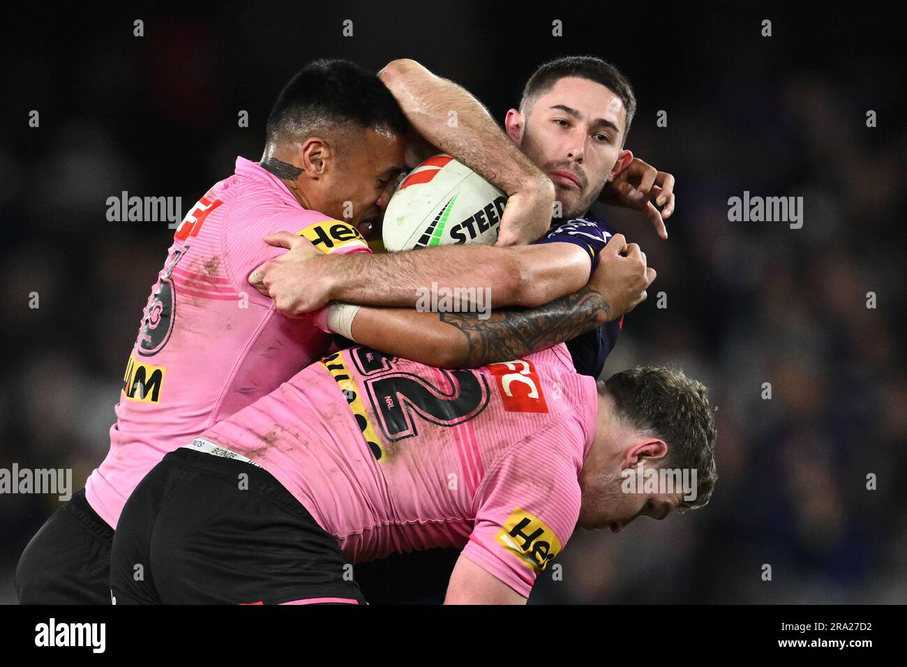 Melbourne, Australia. 30th June, 2023. Nick Meaney of the Storm during ...