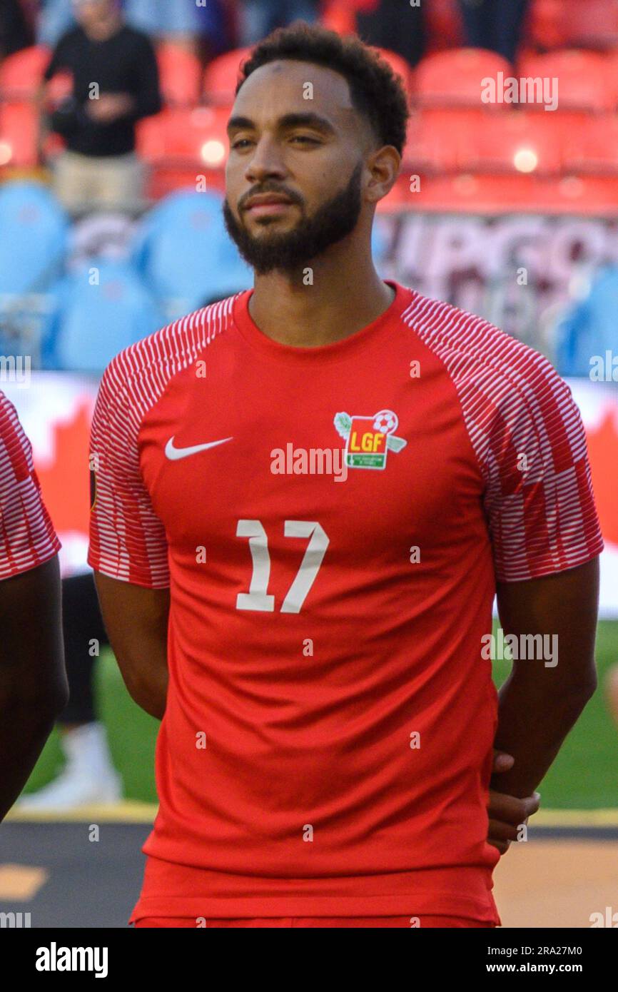 Toronto, ON, Canada - June 27, 2023: Anthony Baron #17 during the 2023 ...