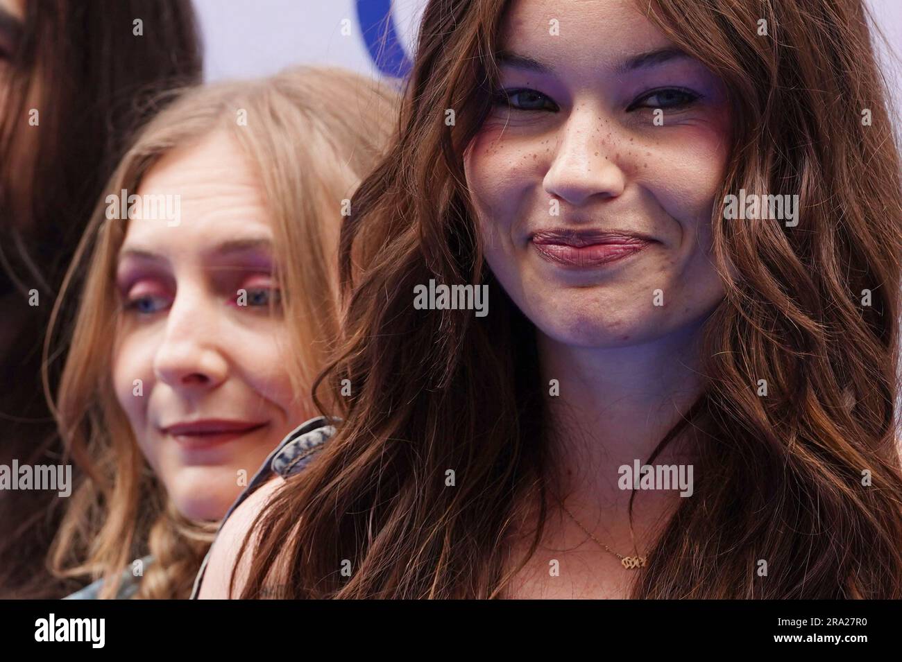 Hester Chambers and Rhian Teasdale from West Leg attending the Nordoff ...