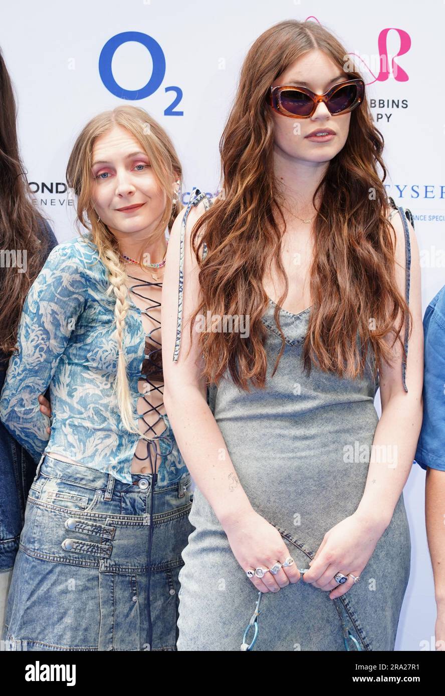 Hester Chambers and Rhian Teasdale from West Leg attending the Nordoff ...