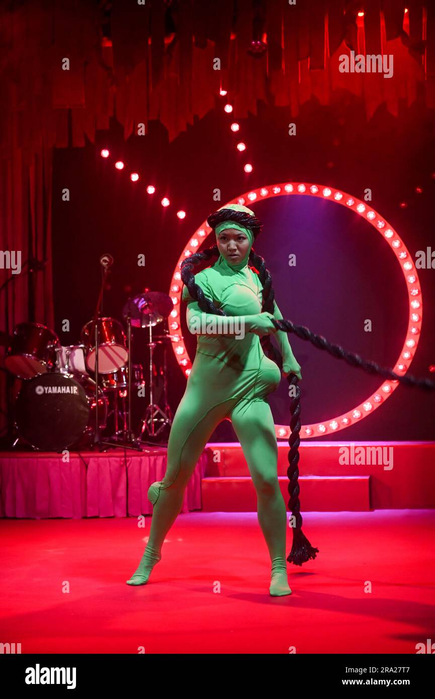 London, UK. June 30 2023. UK. "Hairy" starring John-Luke Roberts ...