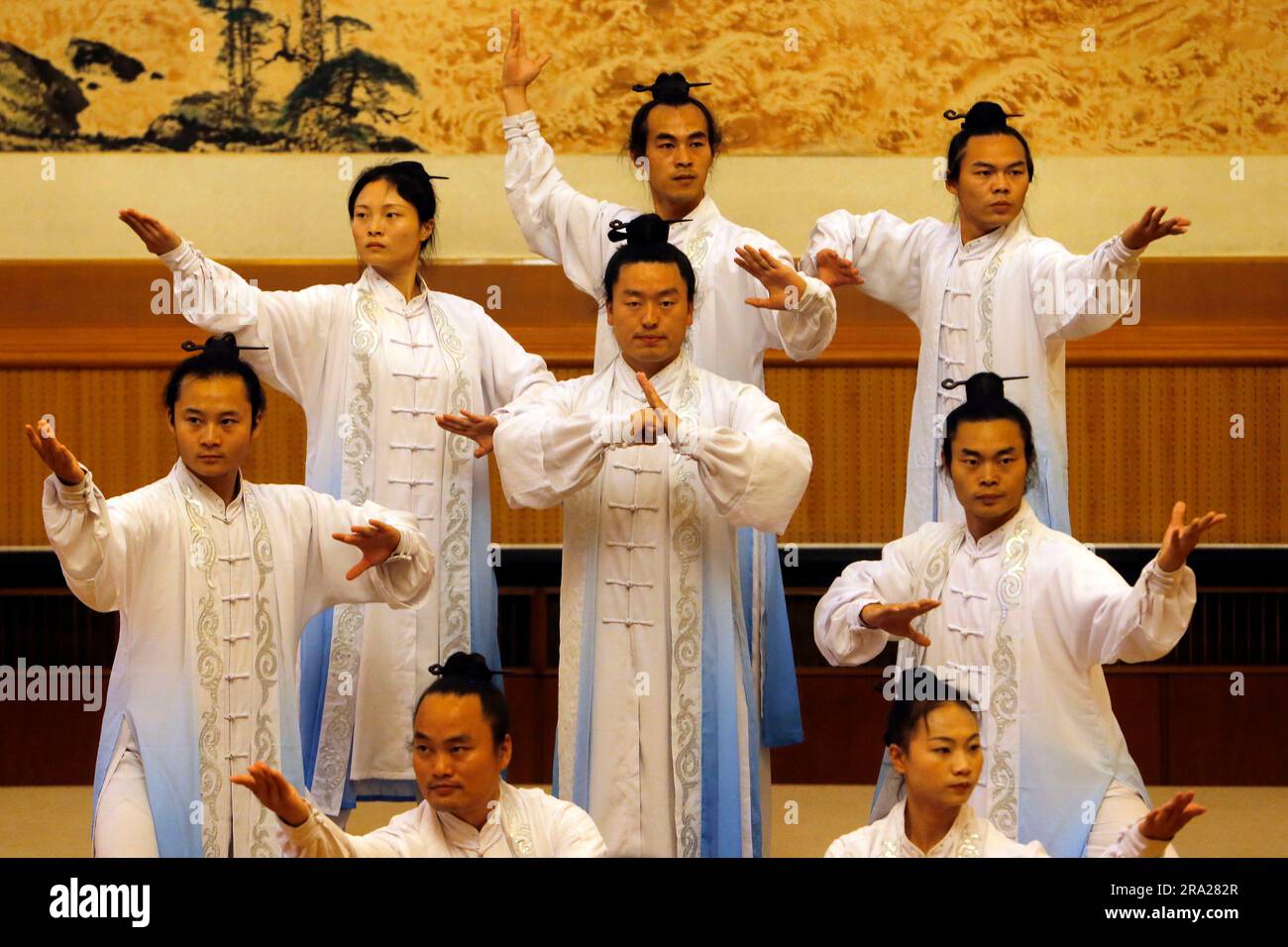 Bucharest, Romania. 27th June, 2023. Chinese artists perform Kung Fu ...