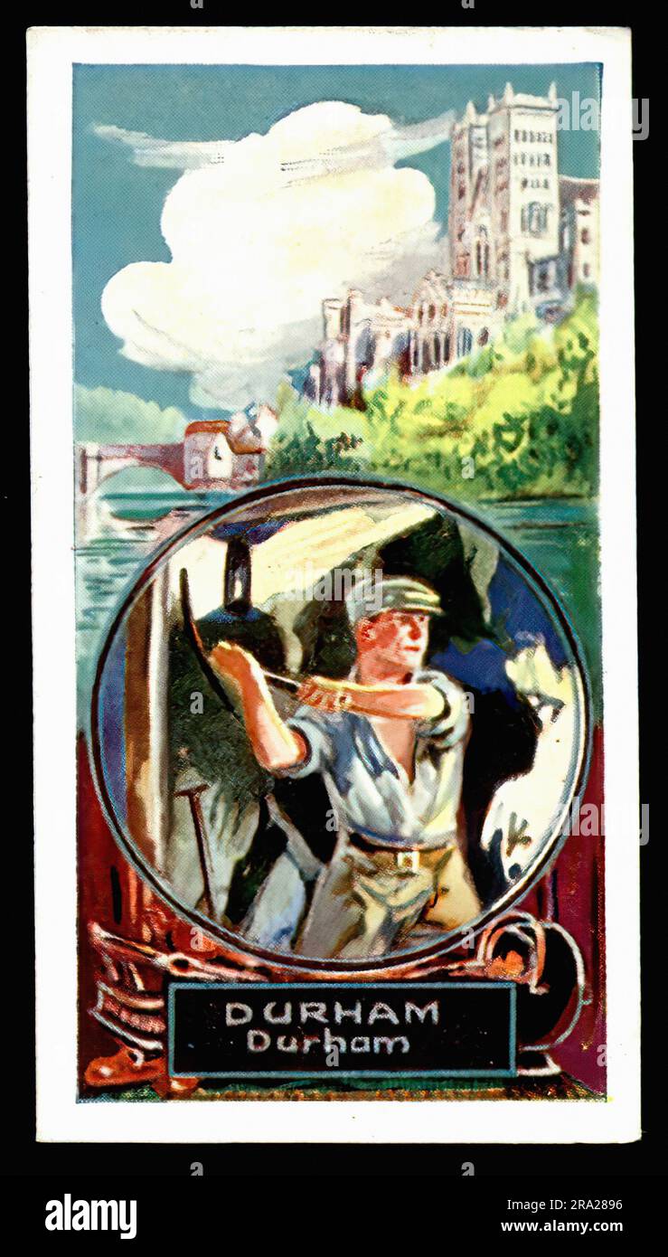 Durham - Vintage Cigarette Card Stock Photo - Alamy