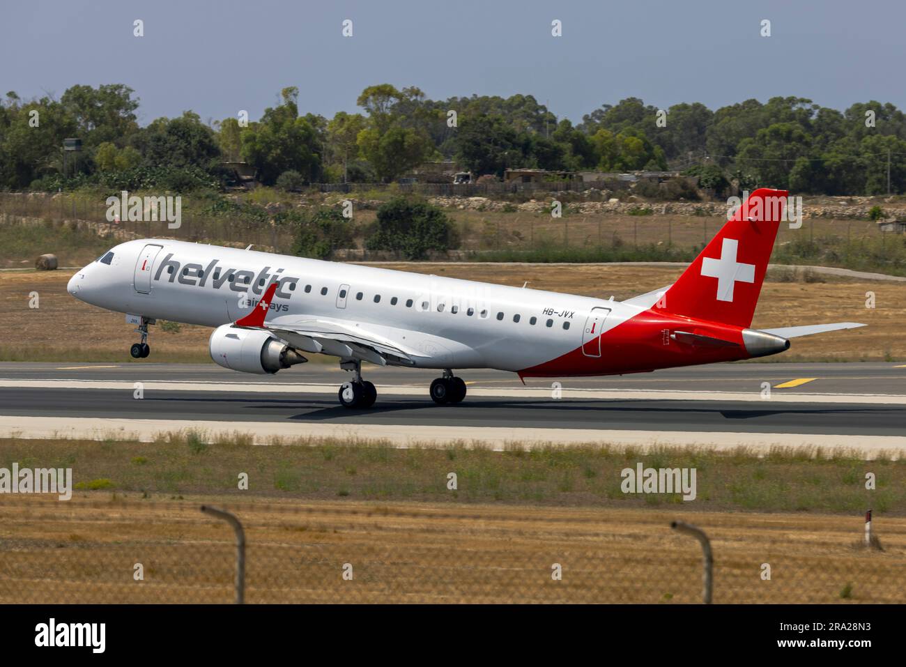 Helvetic Airways Embraer E190LR (REG: HB-JVX) a new airframe to ...