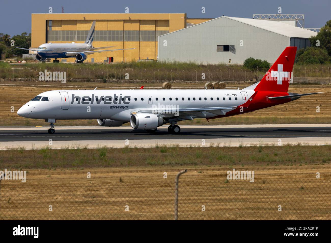 Helvetic Airways Embraer E190LR (REG: HB-JVX) a new airframe to ...