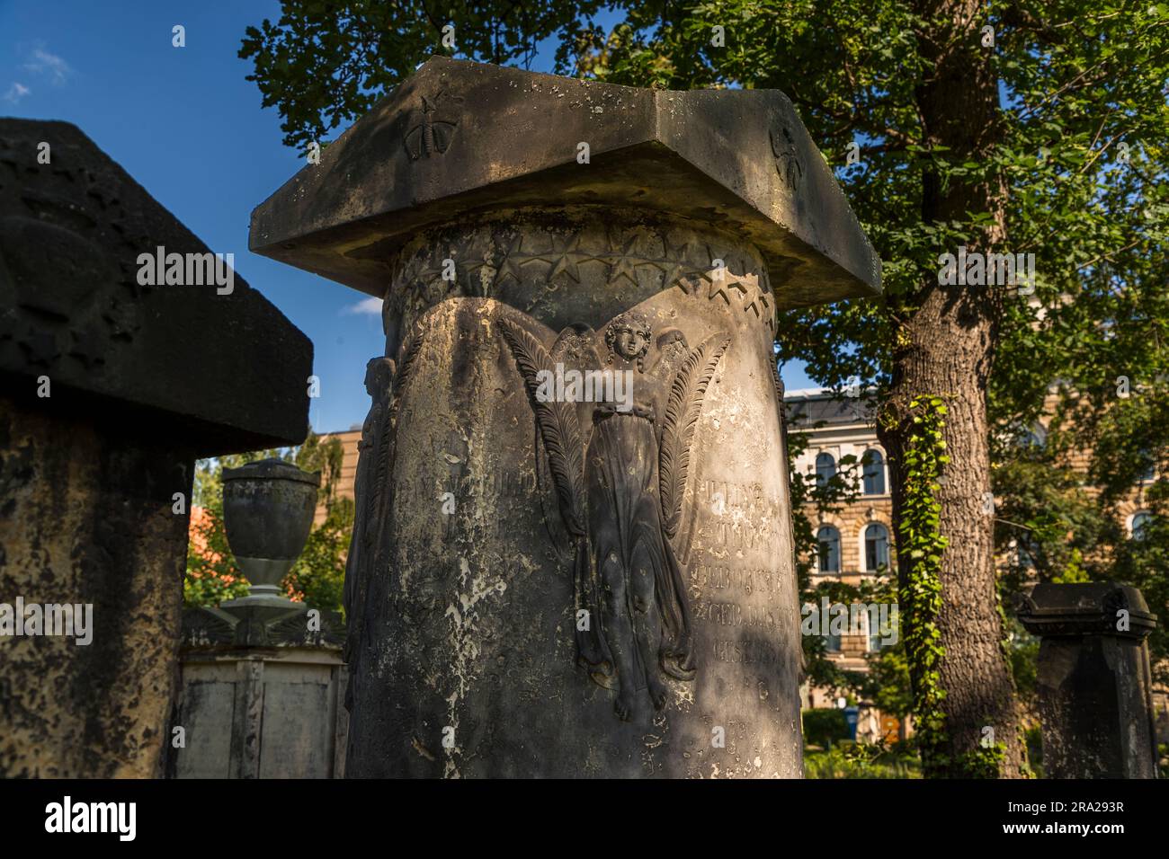 The Elias Cemetery in Dresden, Germany, has been disused since 1876 and ...