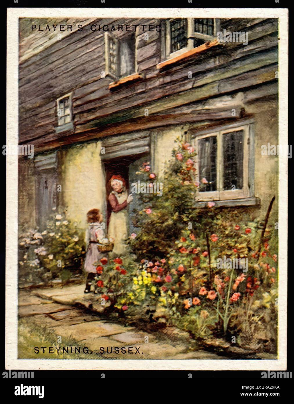 Steyning, Sussex - Vintage Cigarette Card Stock Photo - Alamy