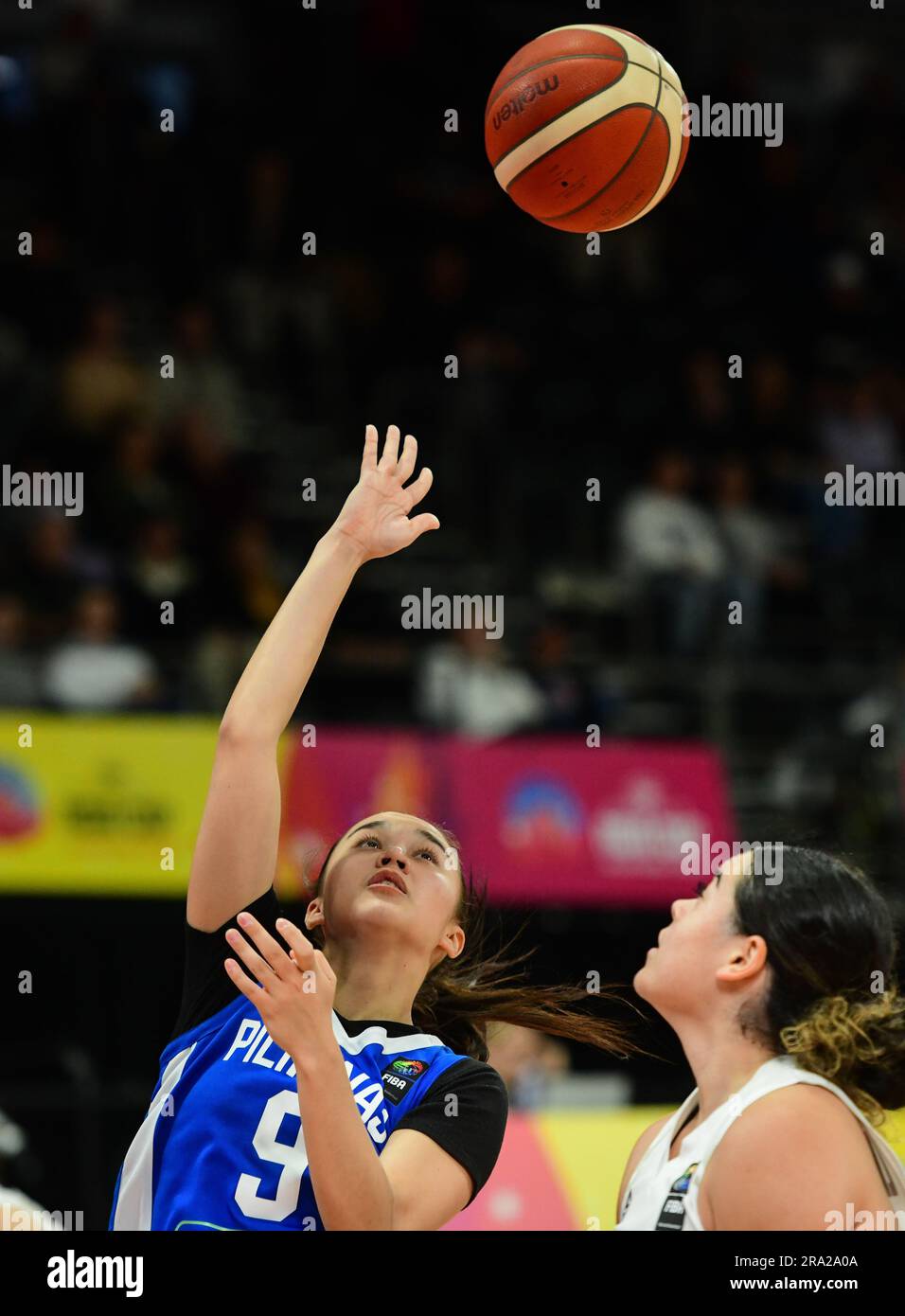 Sydney, Australia. 30th June, 2023. Louna Ozar (L) of the Philippine ...