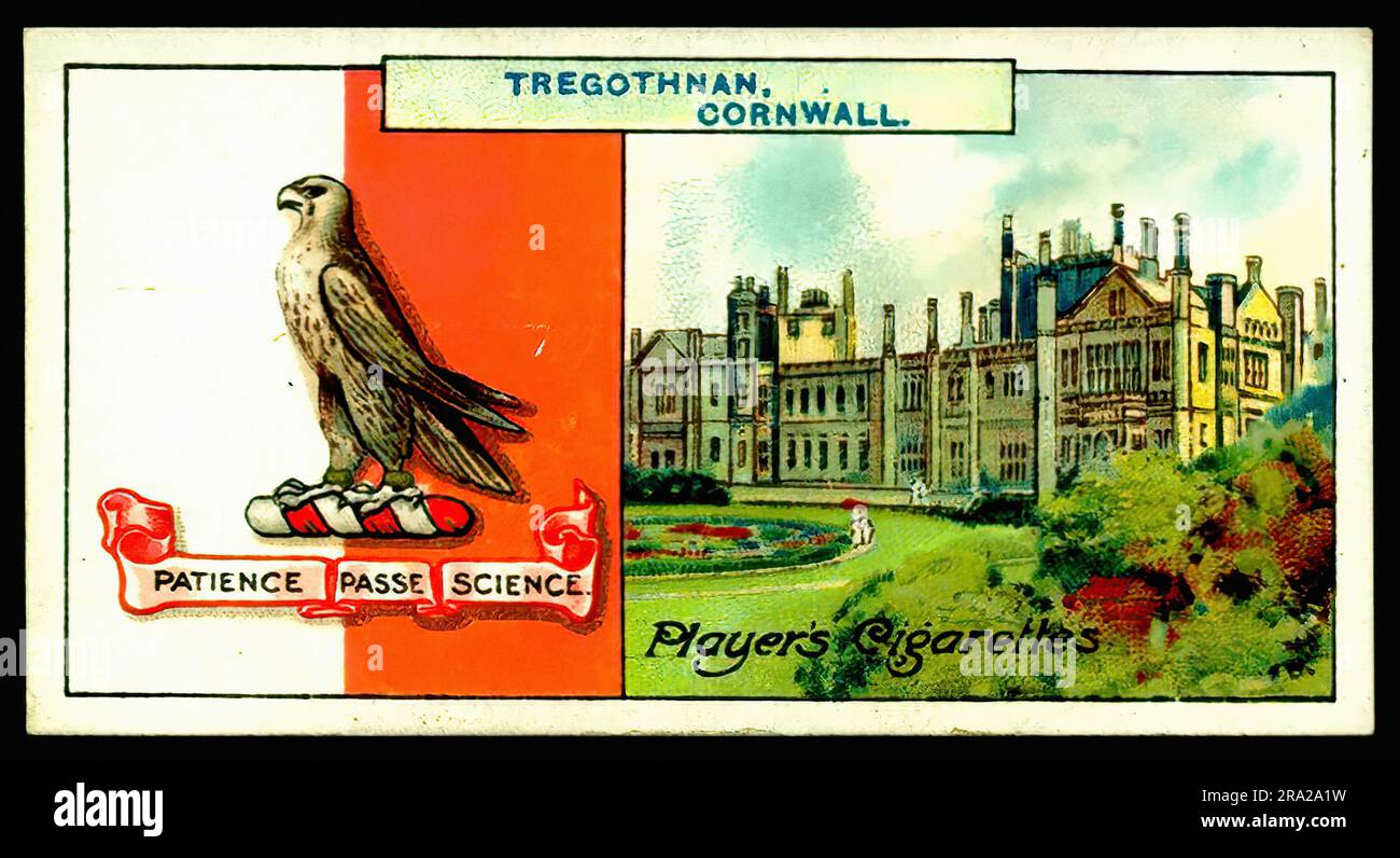 Tregothnan, Cornwall - Vintage Cigarette Card Stock Photo - Alamy