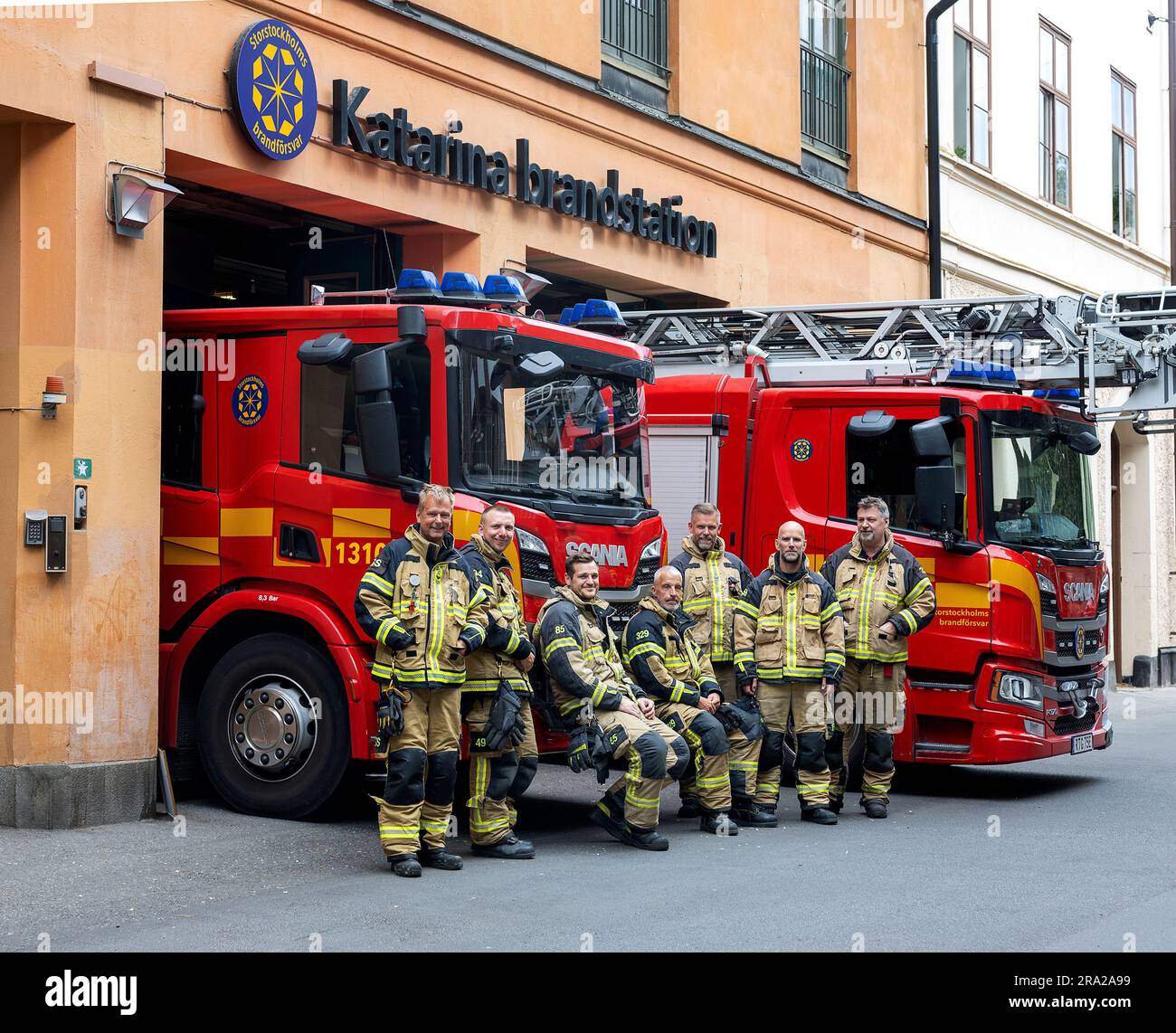 Stockholm, Sweden. 30th June, 2023. Katarina Fire Station in Stockholm ...