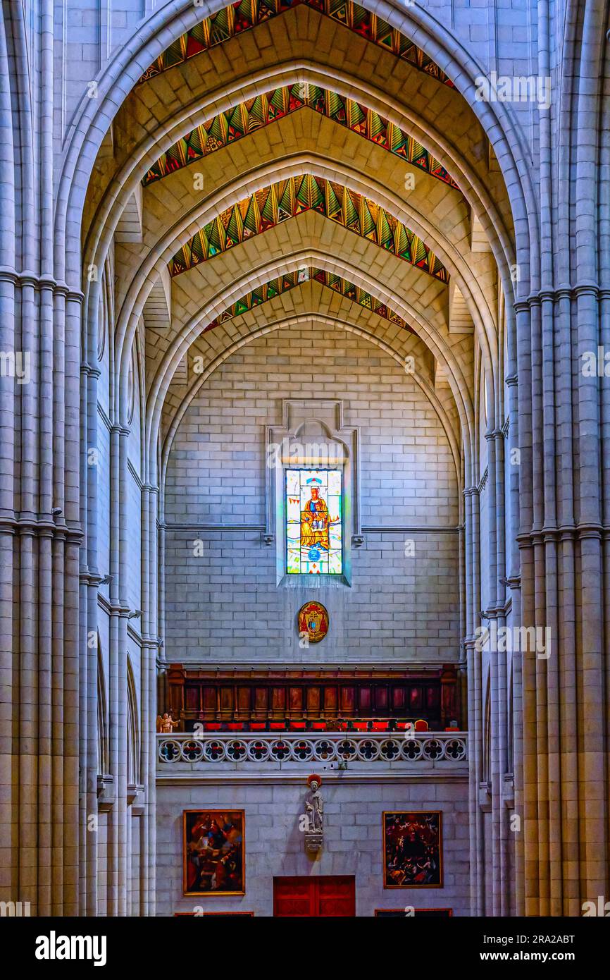 Almudena cathedral interior hi-res stock photography and images - Alamy