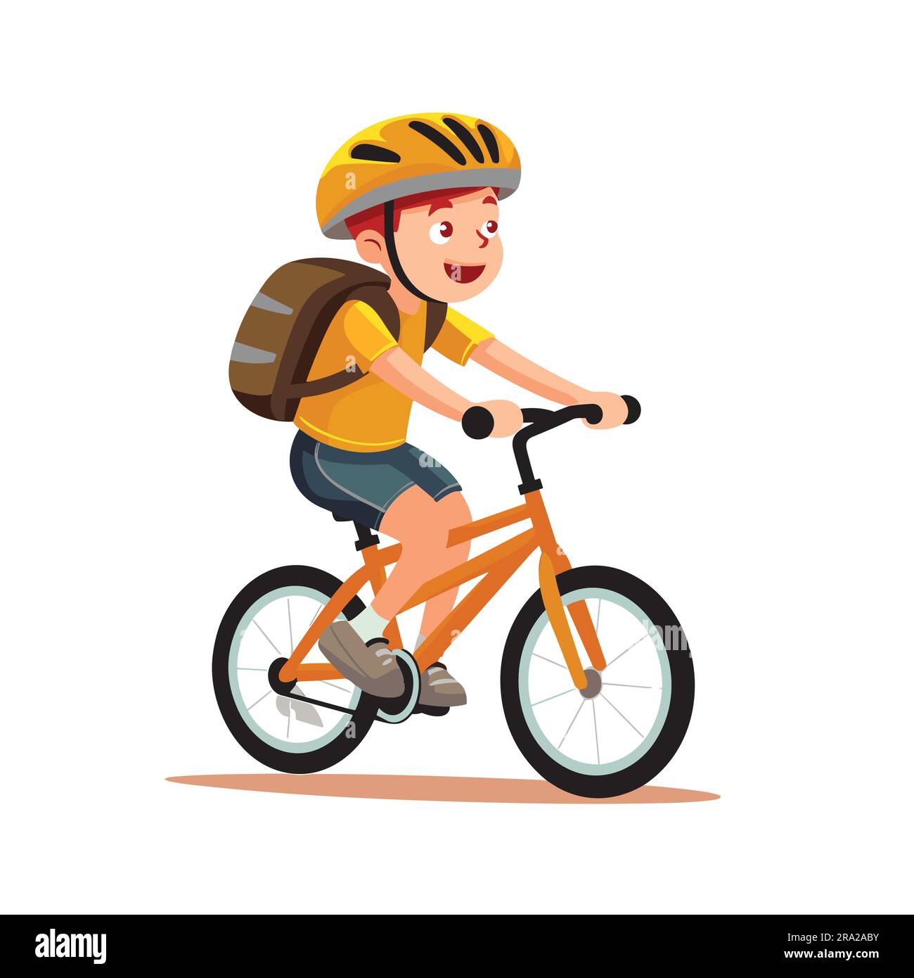 Boy child riding bicycle Stock Vector Images - Alamy