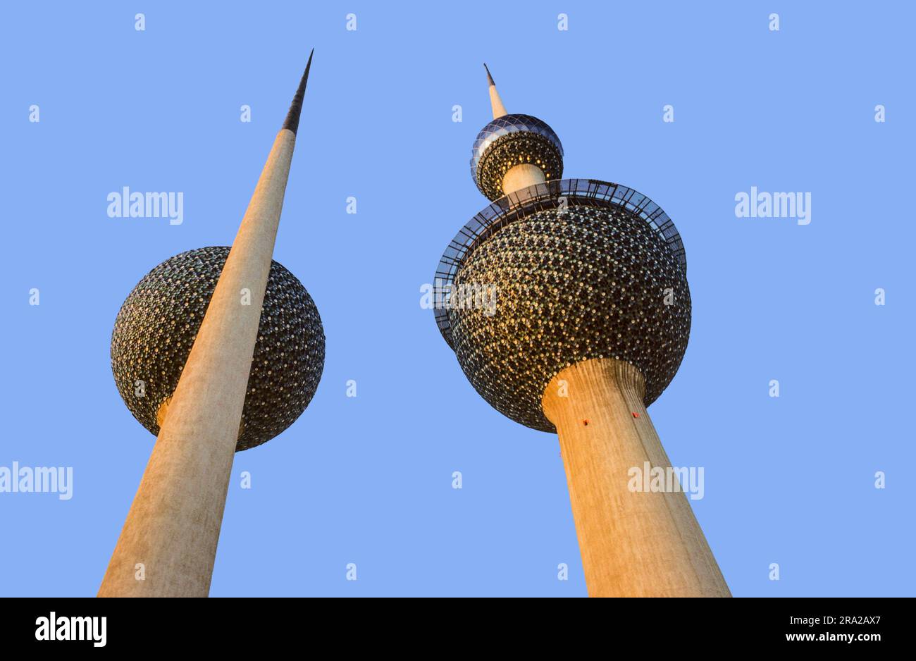 Kuwait City, Kuwait - July 1, 1983: Kuwait Towers were officially ...