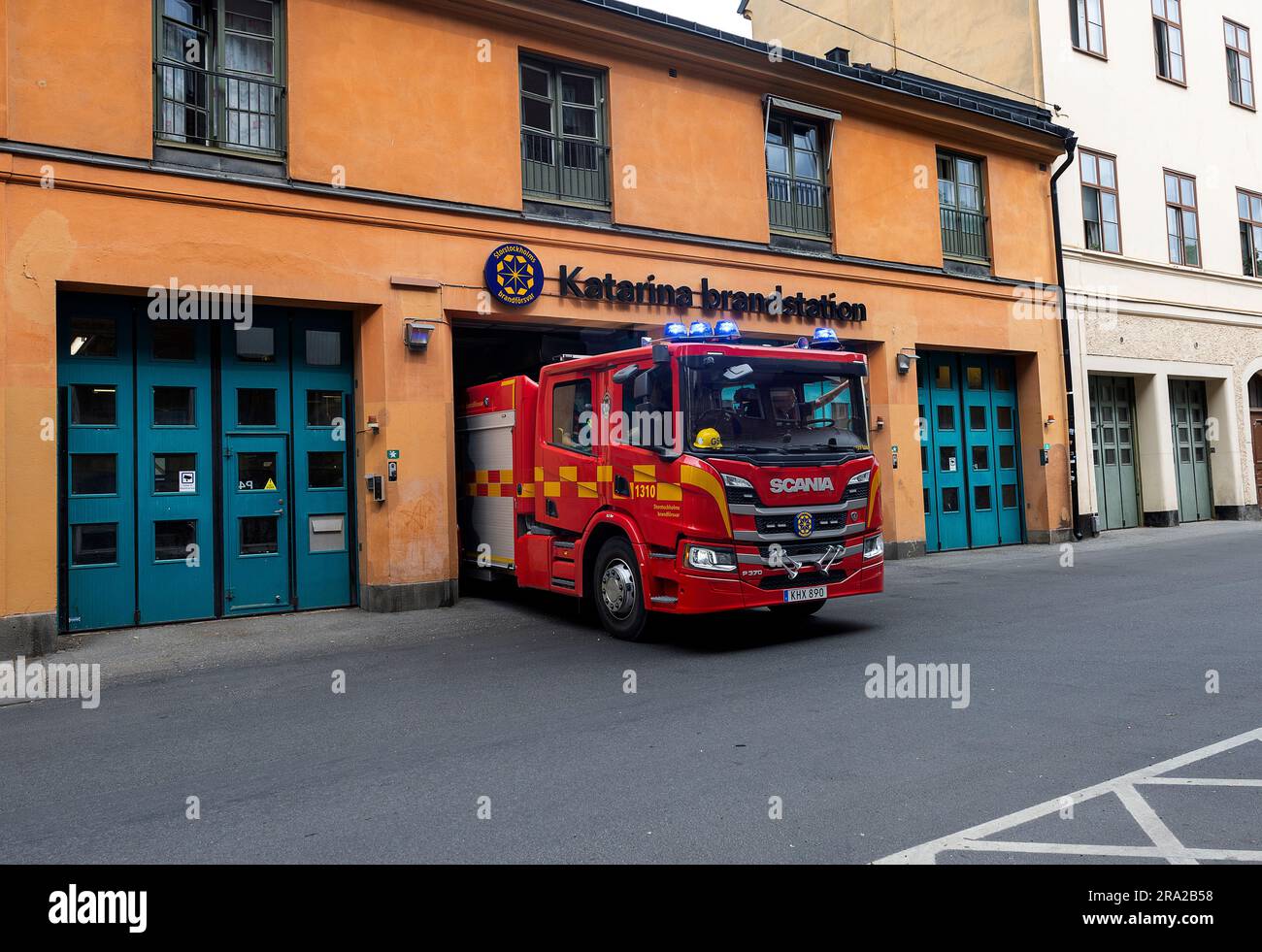Stockholm, Sweden. 30th June, 2023. Katarina Fire Station in Stockholm ...