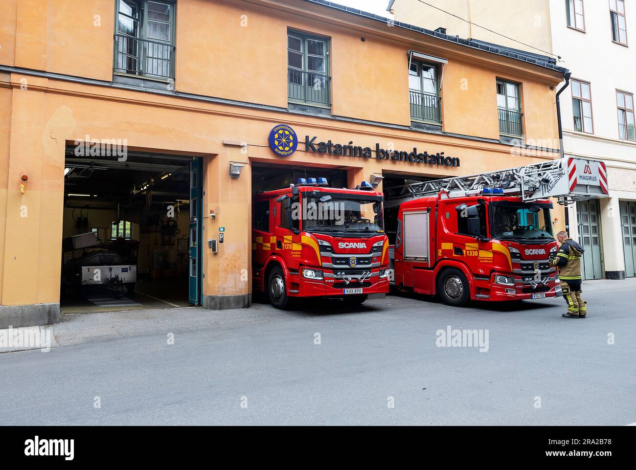 Stockholm, Sweden. 30th June, 2023. Katarina Fire Station in Stockholm ...