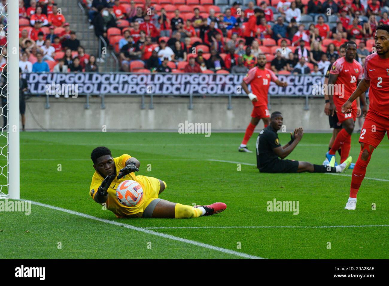 Toronto, ON, Canada - June 27, 2023: Goalkeeper Davy Rouyard #23 ...