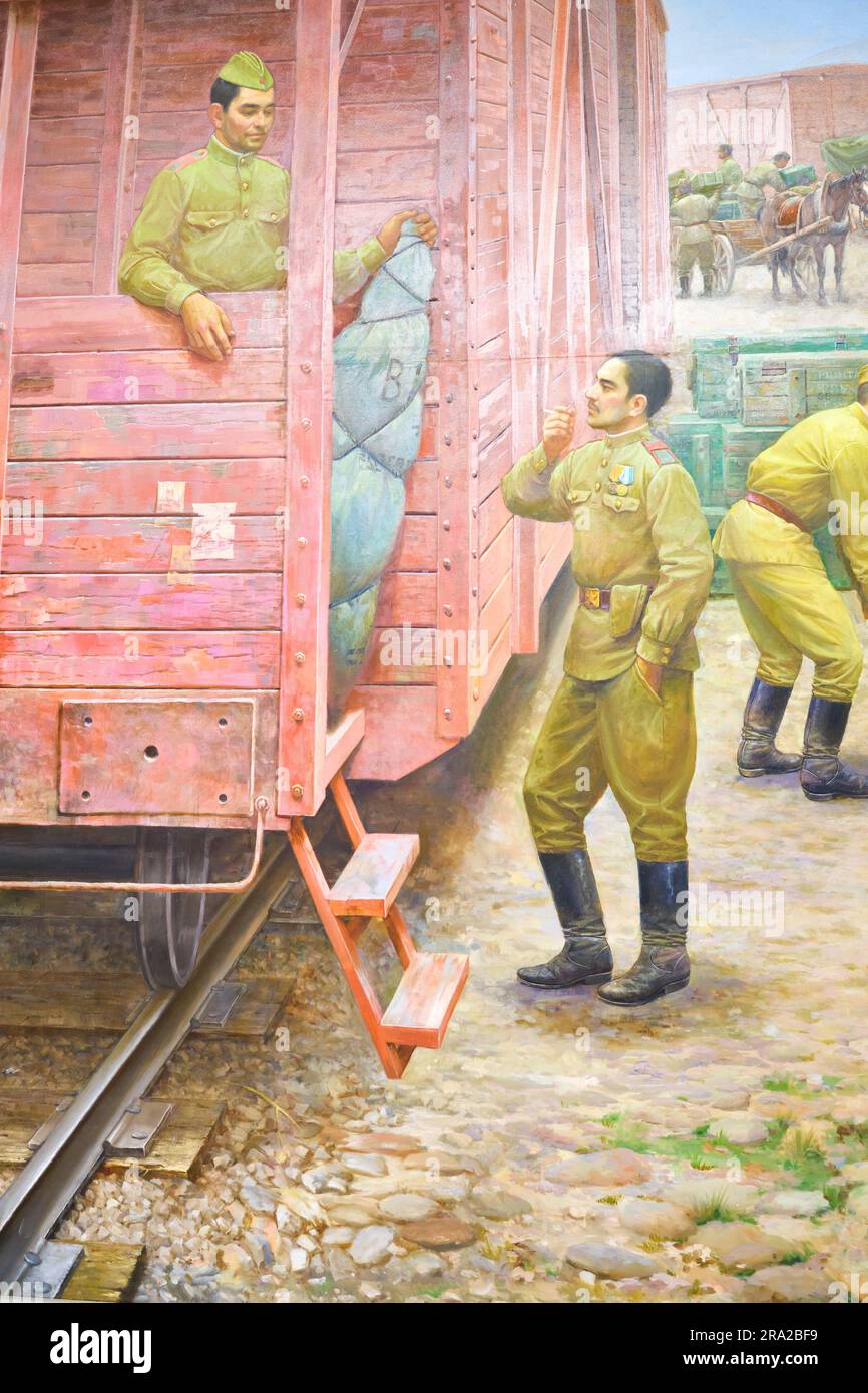 Realistic train scene hi-res stock photography and images - Alamy