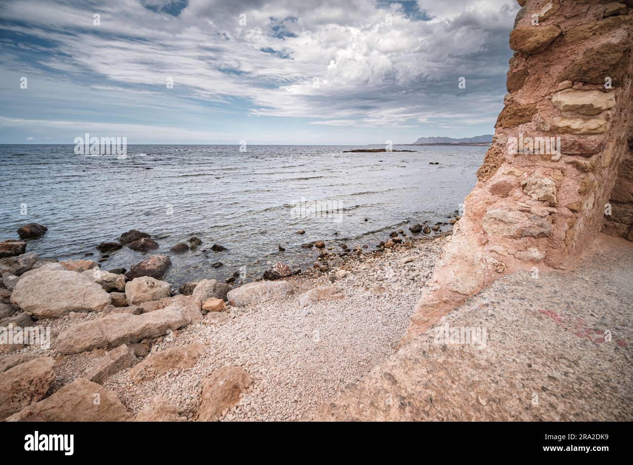 One fantastic wide view of the coast line from crete Stock Photo - Alamy