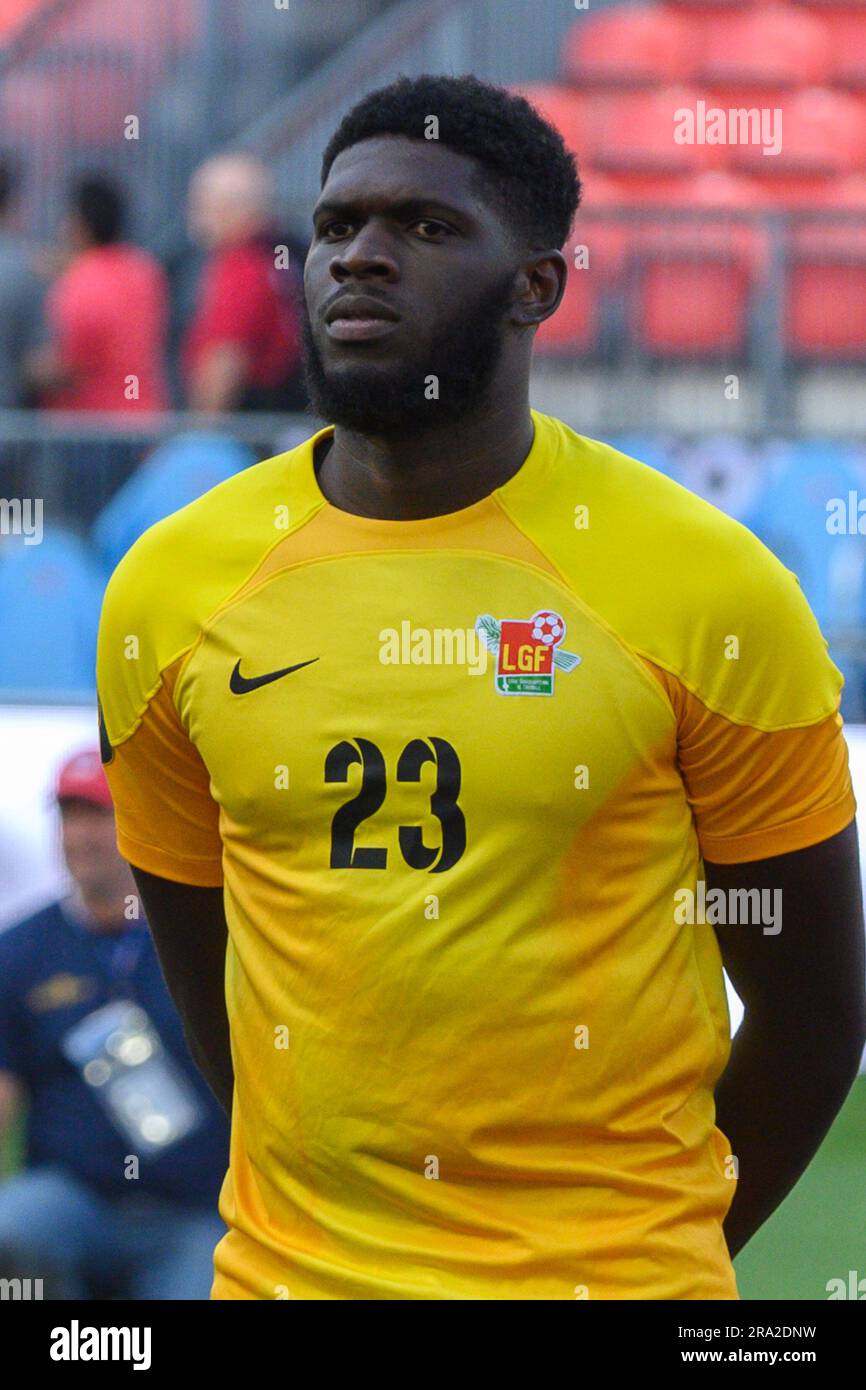 Toronto, ON, Canada - June 27, 2023: Goalkeeper Davy Rouyard #23 during ...