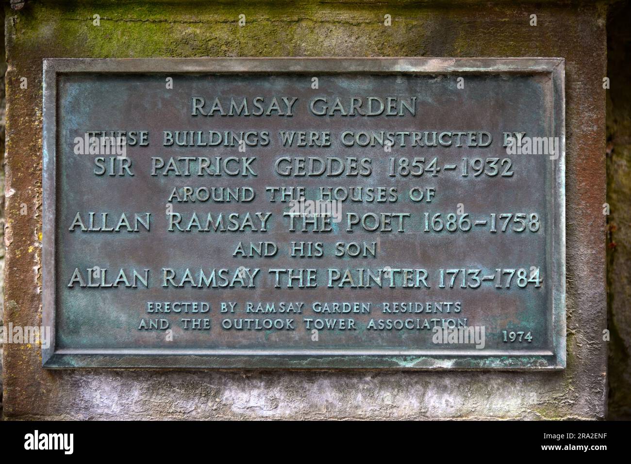 Ramsay garden area hi-res stock photography and images - Alamy