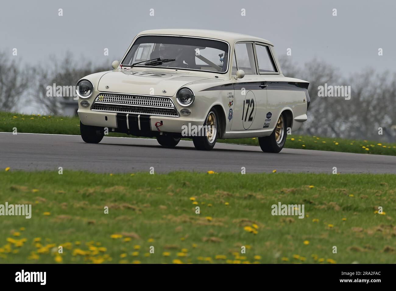 Jon Wood, James Pickford, Lotus Ford Cortina Mk1, HRDC Jack Sears ...